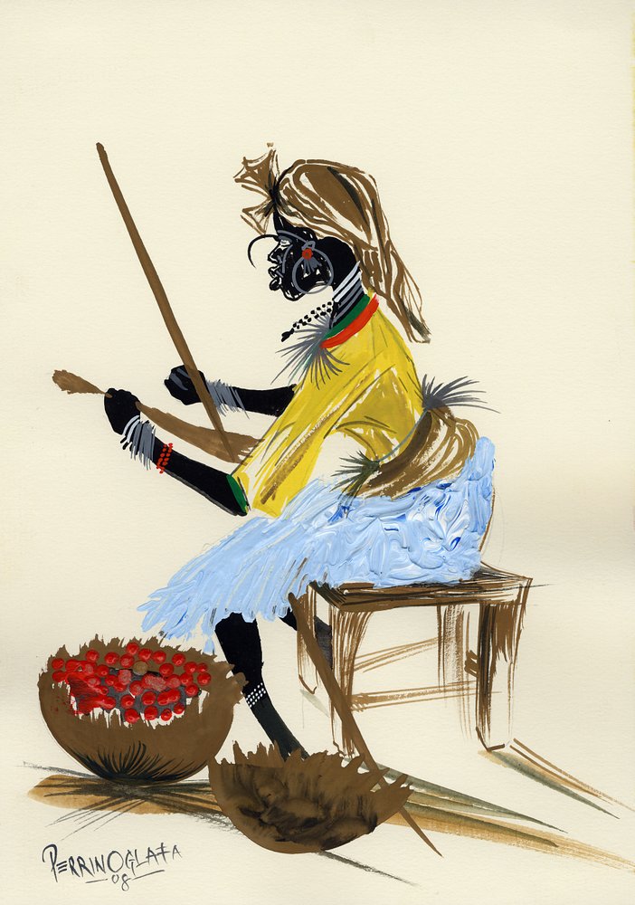 Comida para niños africanos, 2008 | Oglafa Ebitari Perrin