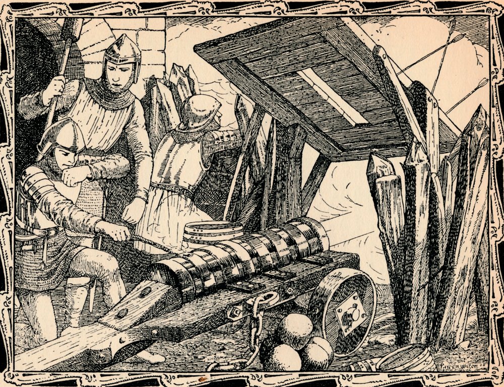 El primer cañón en Crecy | Patten Wilson