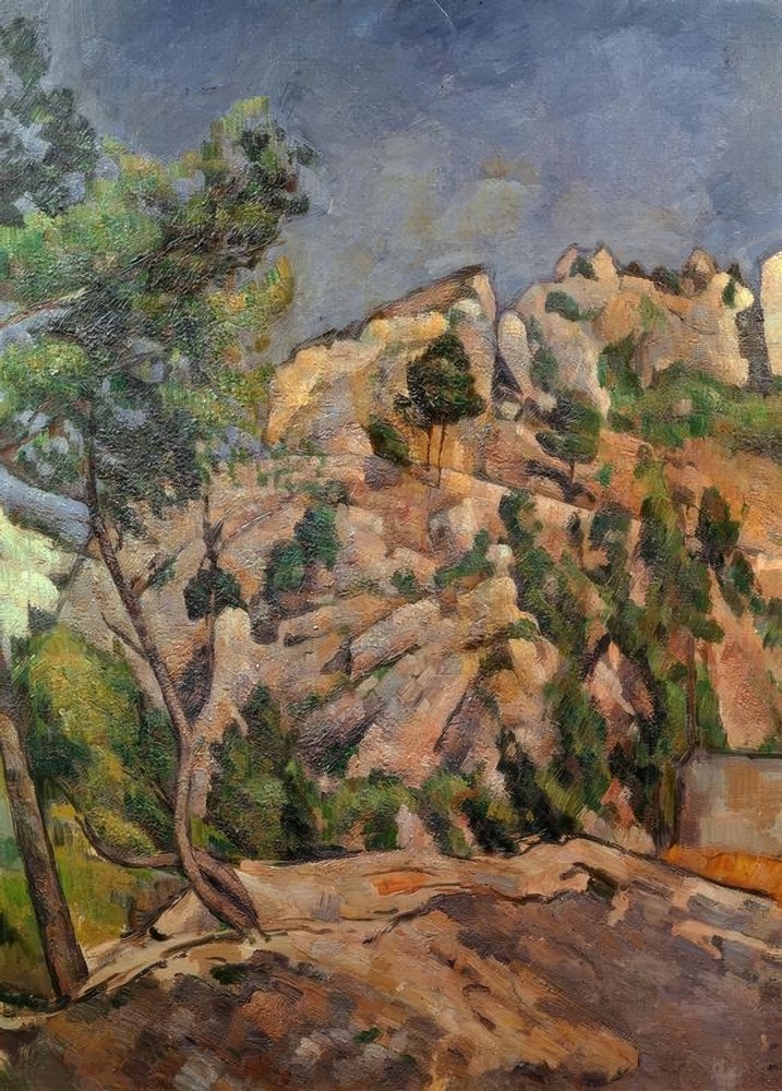 Al fondo del barranco | Paul Cézanne | Impresión de arte