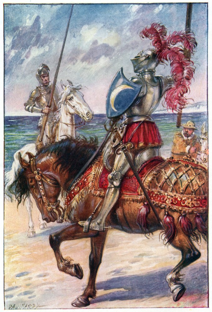 El Caballero de la Luna Blanca, ilustración de 'Las Aventuras de Don ...
