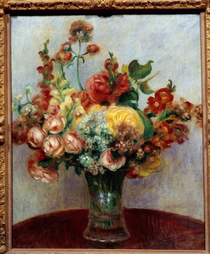 Flores en un jarrón | Pierre Auguste Renoir