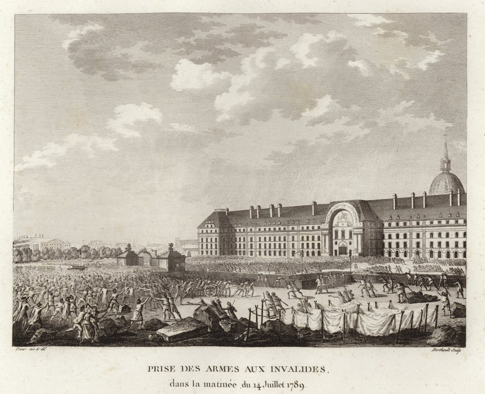 Levantamiento de armas en Les Invalides en París | Prieur