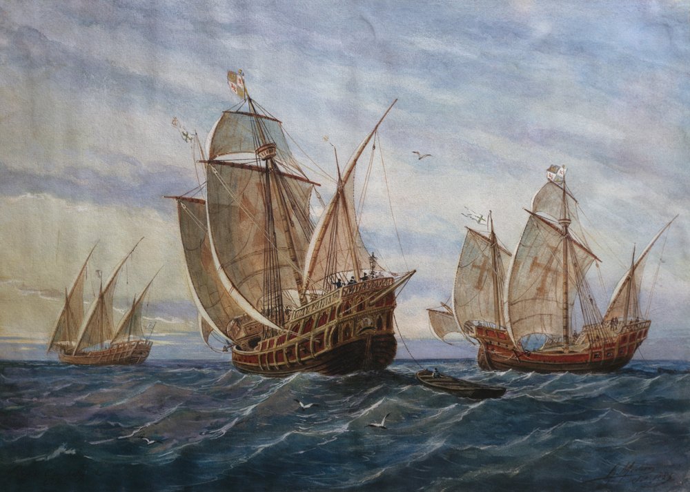 Las tres carabelas de Cristóbal Colón
