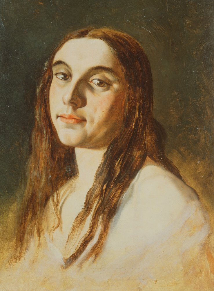 Retrato de una Dama Loca | Richard Dadd | Impresión de arte