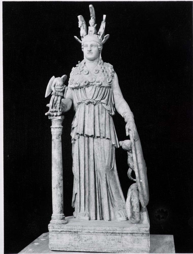 Atenea Partenos, copia de un original del siglo V por Fidias