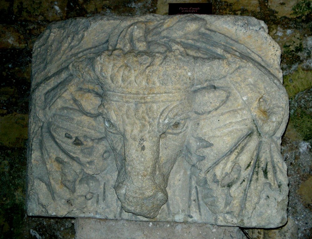 Cabeza de un toro | Roman | Impresión de arte