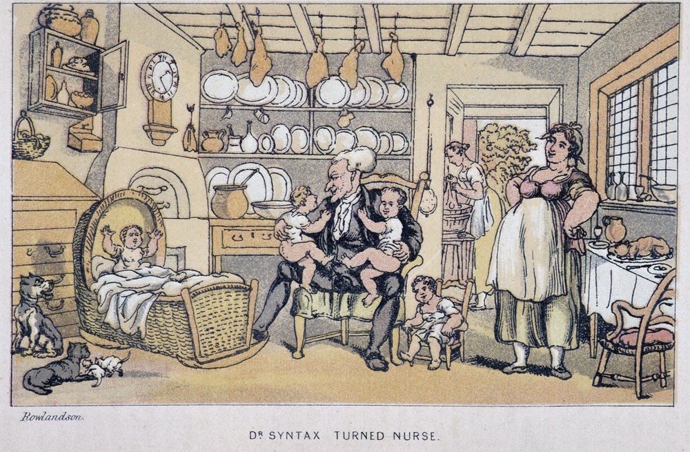 El Doctor cuidando niños - en “Los tres viajes del Doctor Syntax: en ...