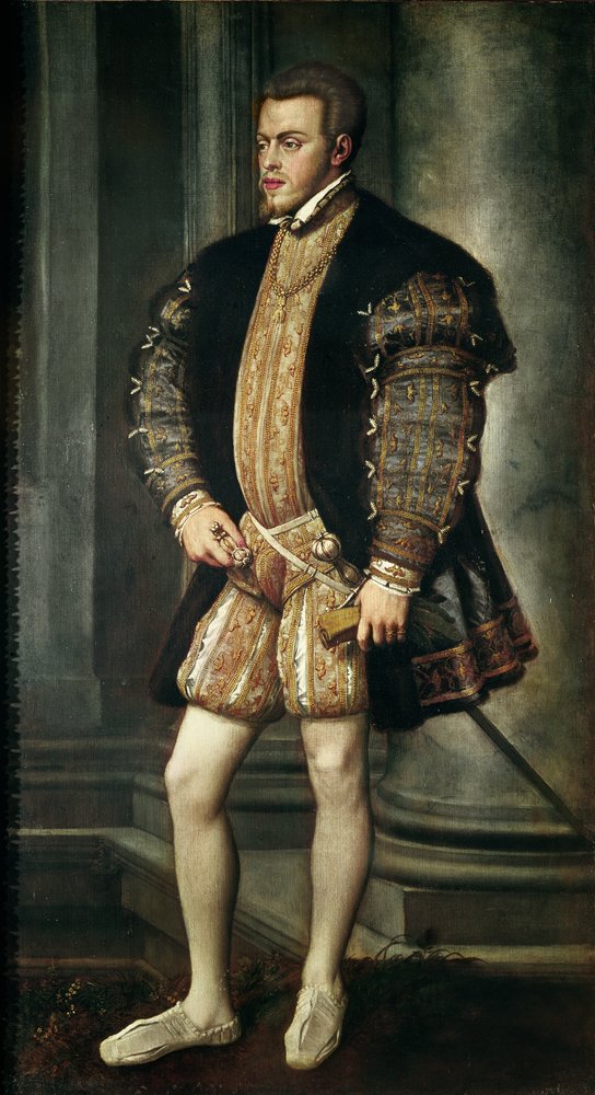 Retrato de Felipe II de España, c.1550 | Tiziano Vecelli