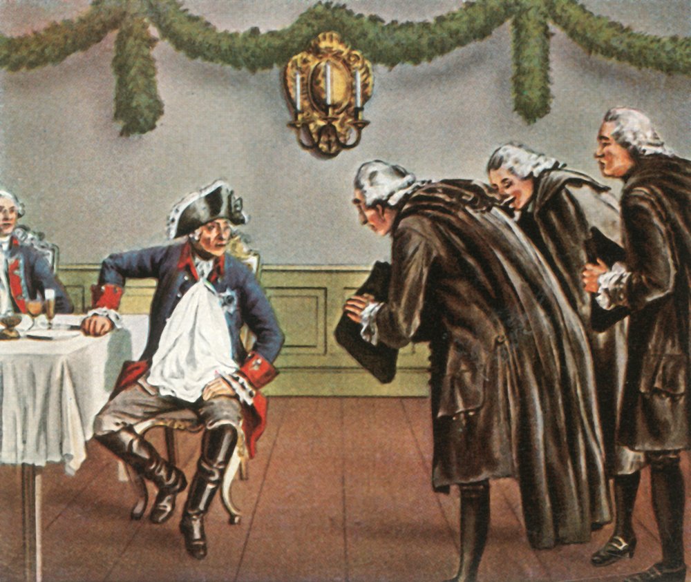 Federico el Grande y los hombres de Greiffenberg