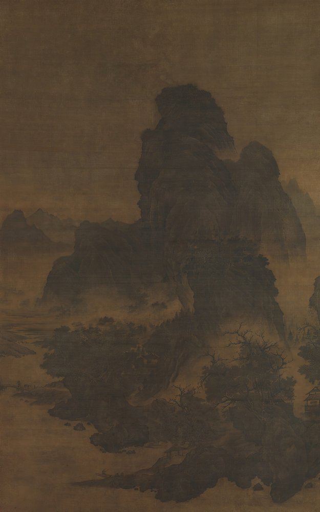 Paisaje al estilo de Fan Kuan, principios del siglo XII