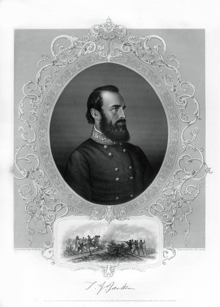 Thomas Jonathan Stonewall Jackson, general confederado durante la ...