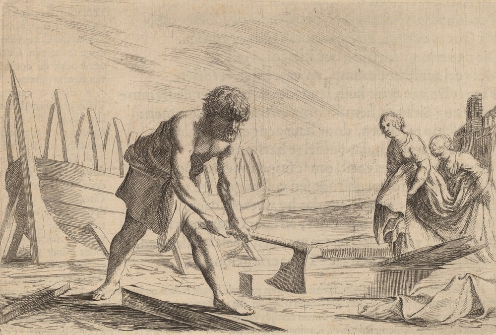 Ulises en la isla de la diosa Calipso, 1634 | Willem Basse