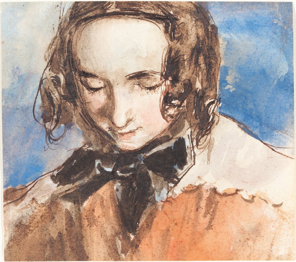 Niña con Lazo | William Edward Frost | Impresión de arte