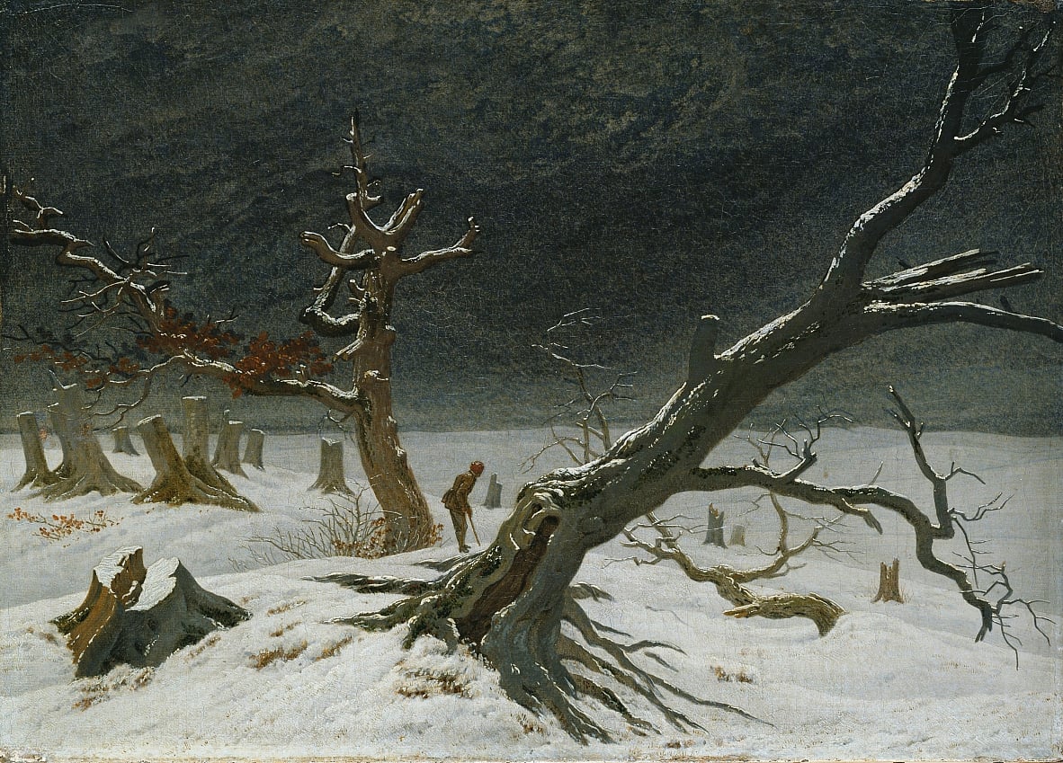 paisaje invernal | Caspar David Friedrich