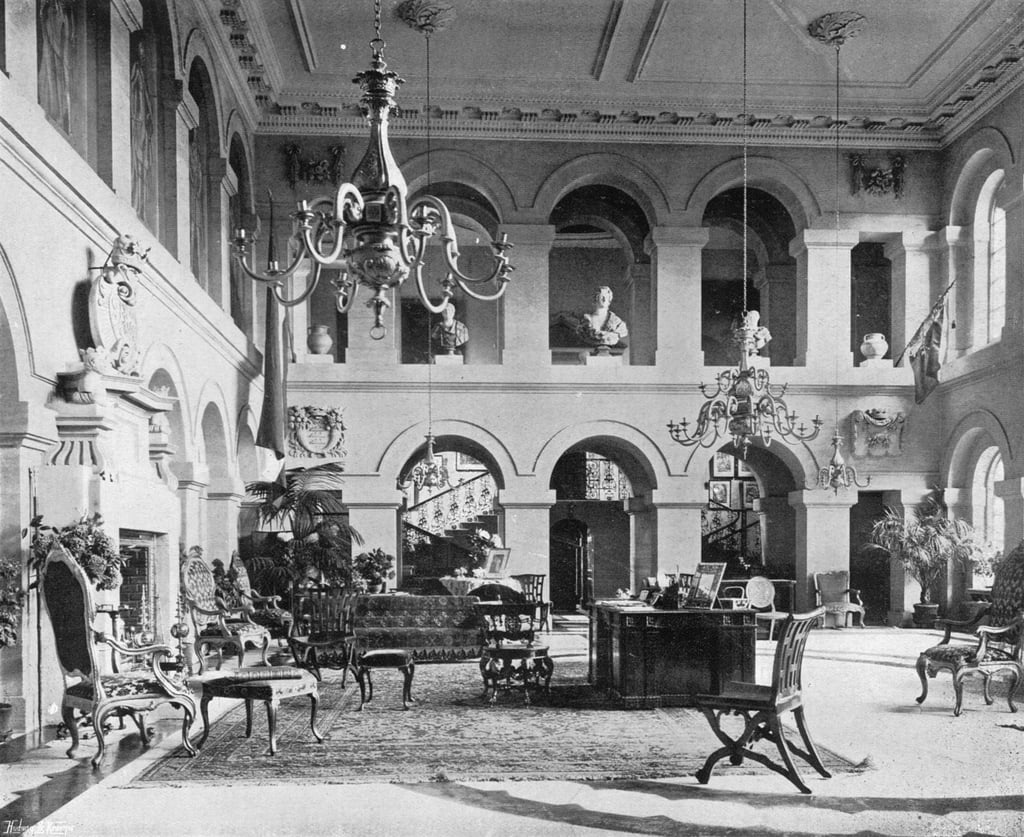 El Hall de entrada | Charles Latham | Impresión de arte