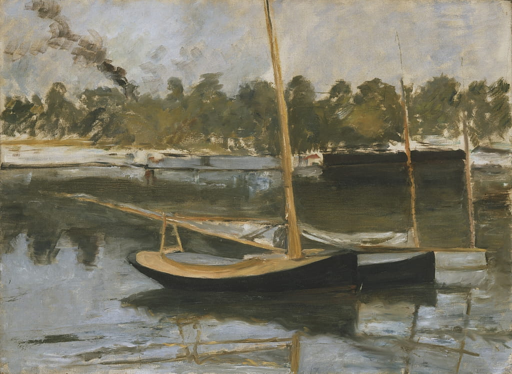 'Argenteuil', barco estudio, 1874 | Édouard Manet