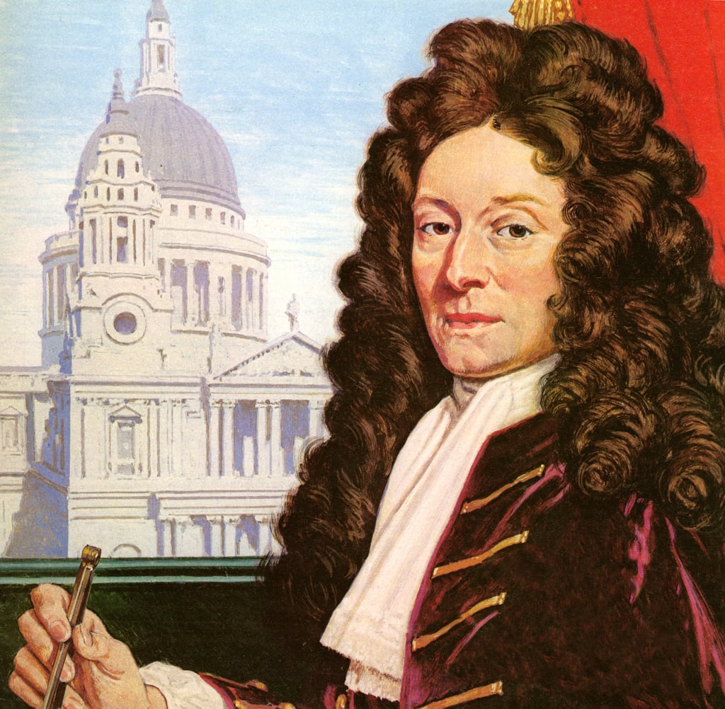 Sir Christopher Wren | English School | Impresión de arte