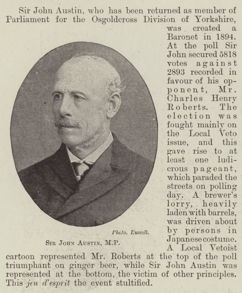 Sir John Austin, MP | English Photographer