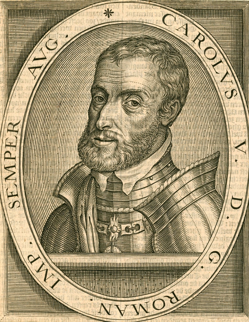 El emperador Carlos V | English School | Impresión de arte