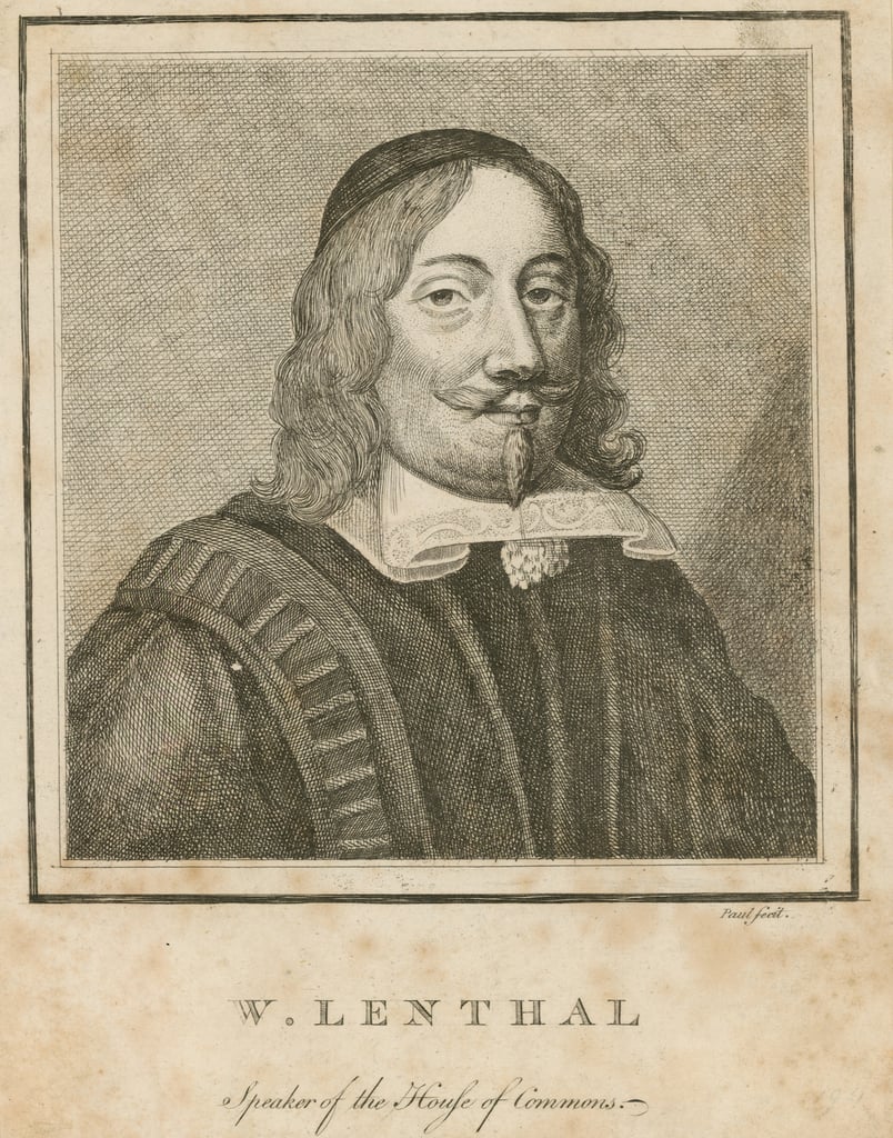 William Lenthal, presidente de la Cámara de los Comunes