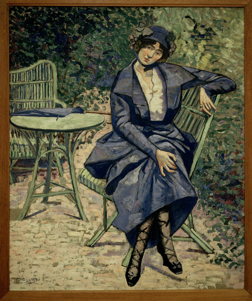 El vestido azul | Georgette Agutte | Impresión de arte