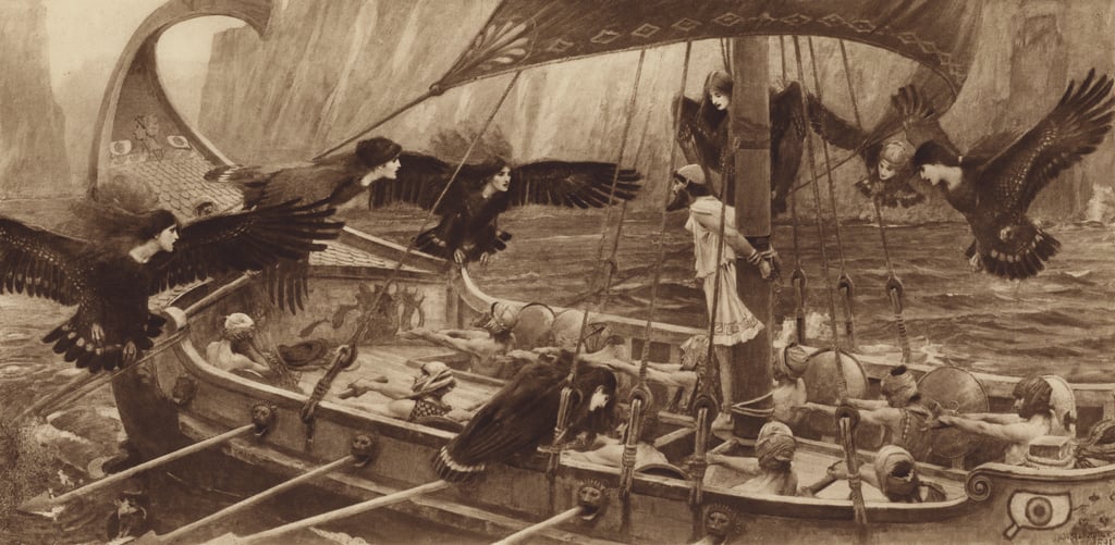 Ulises y las sirenas | John William Waterhouse