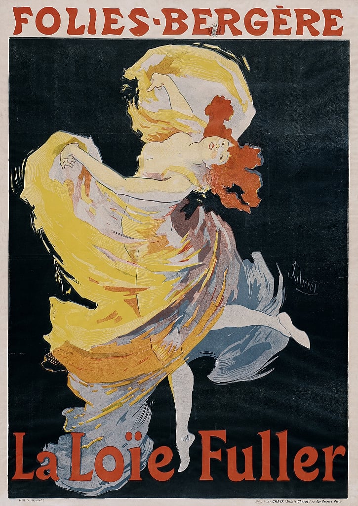 Póster Loïe Fuller | Jules Cheret | Impresión de arte