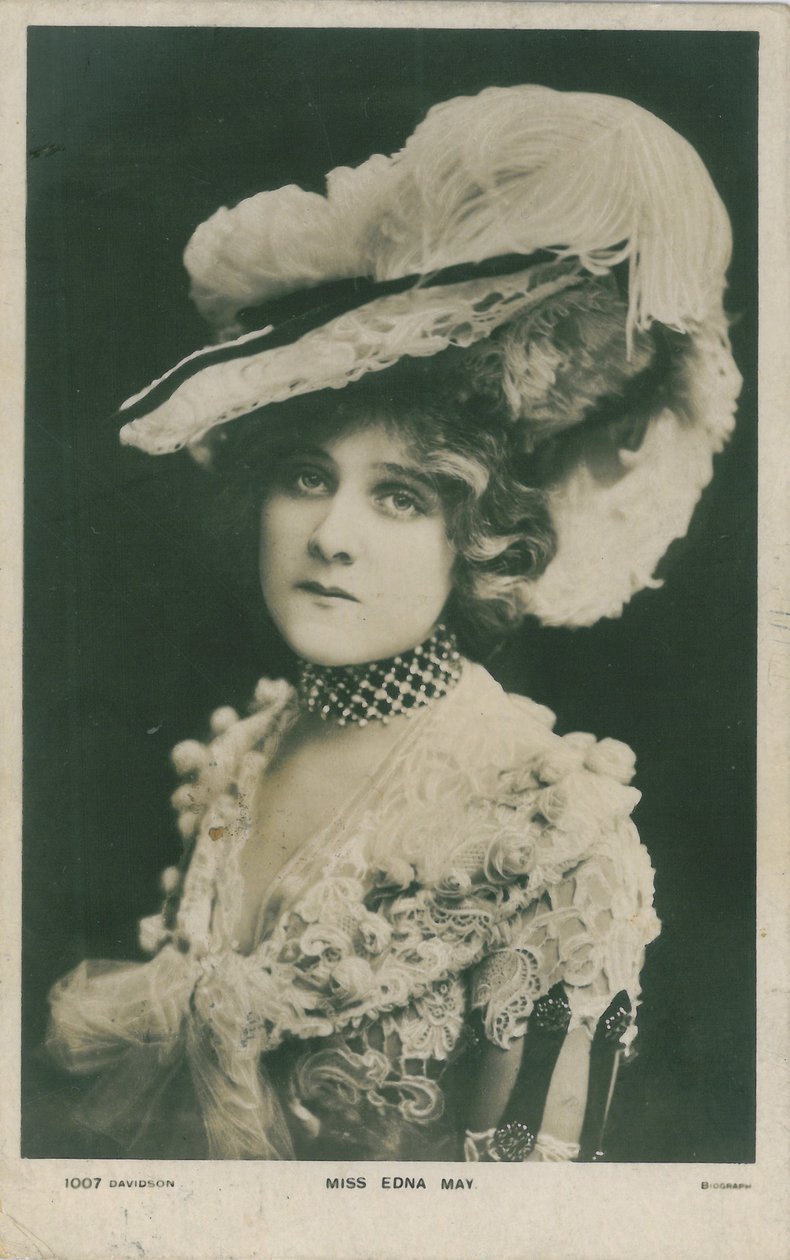 Celebridades del escenario: Miss Edna May, c.1903-08