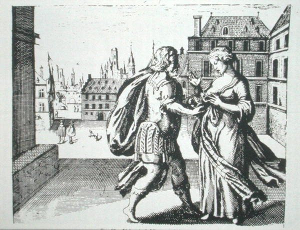 Conversación hermética, de 'Azoth' de Basil Valentine (1659) ilustrada ...