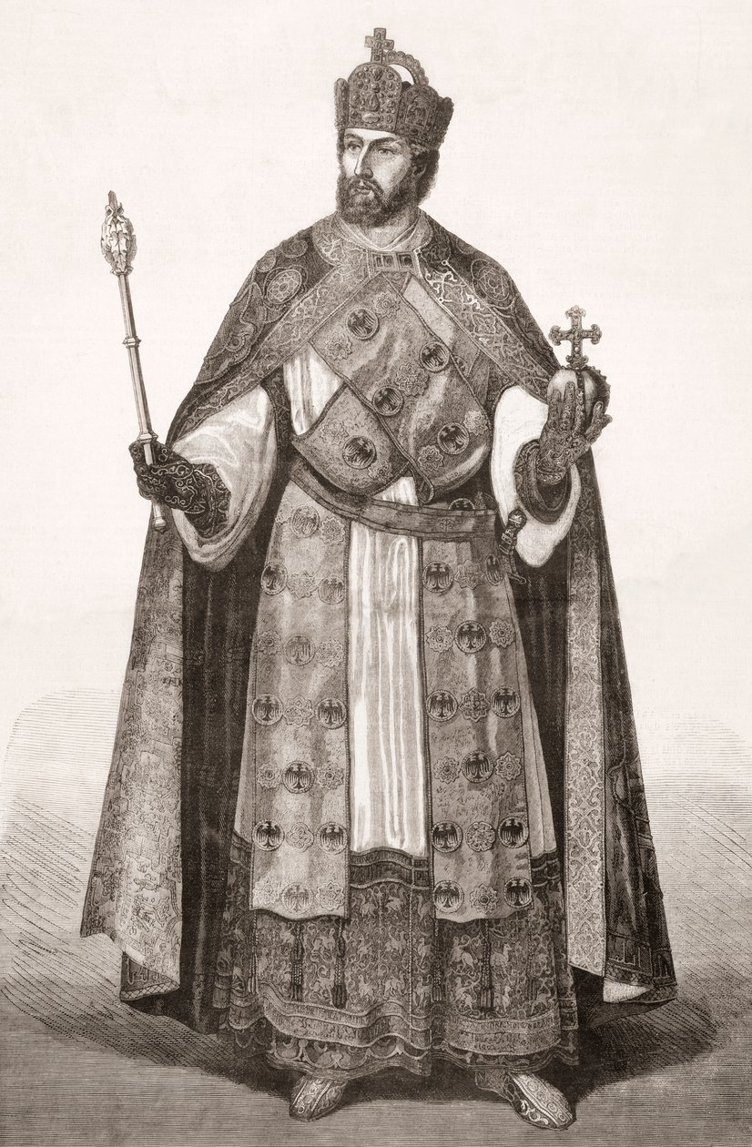 Carlos V, Emperador del Sacro Imperio Romano, de L'Univers Illustré, 1866