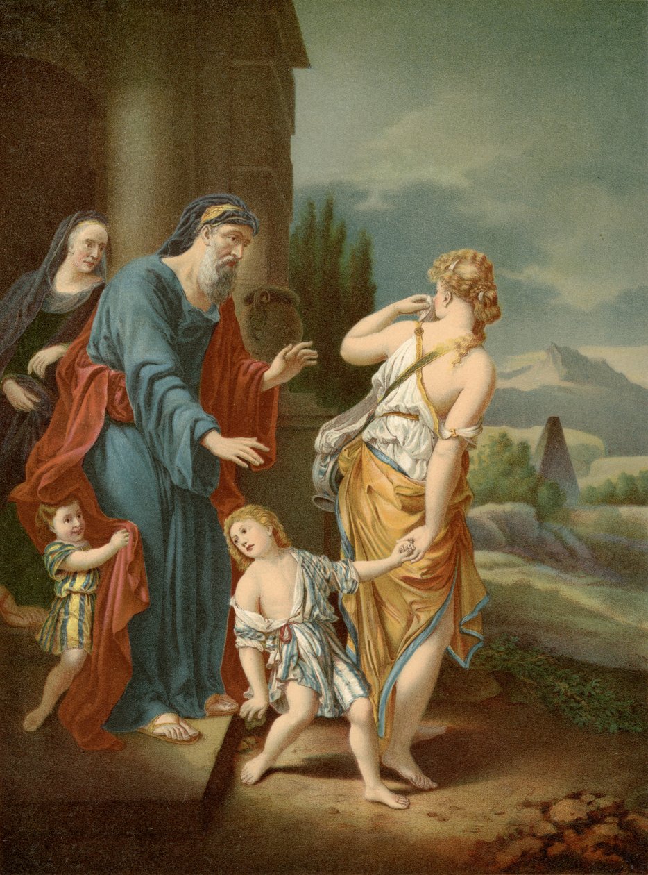 Repudio de Agar | Adriaan van der Werff | Impresión de arte