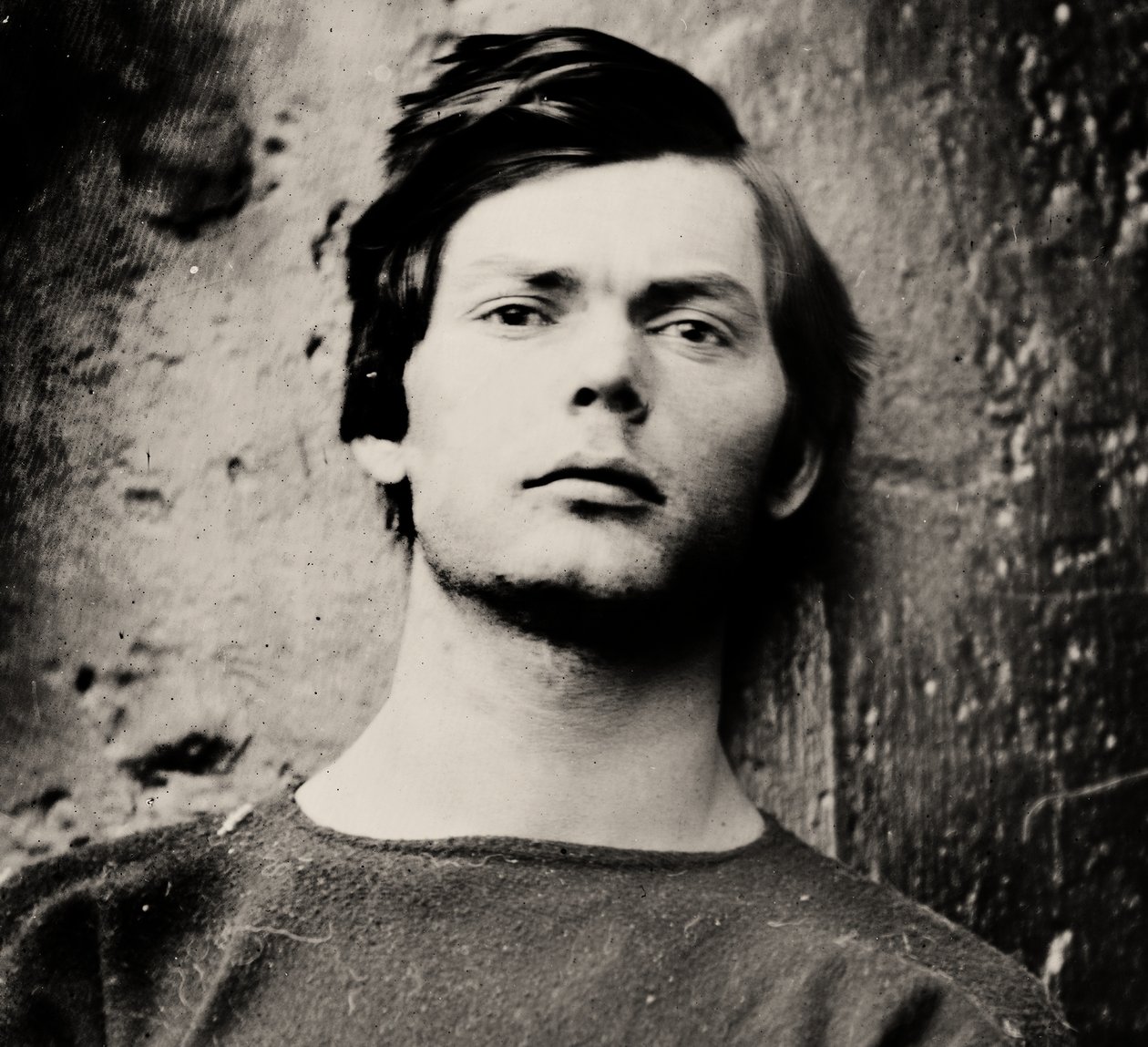 Lewis Powell con grilletes en la muñeca a bordo del USS Saugus, 1865