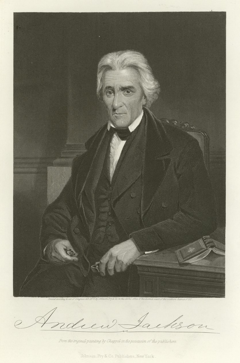 Andrew Jackson | Alonzo Chappel | Impresión de arte