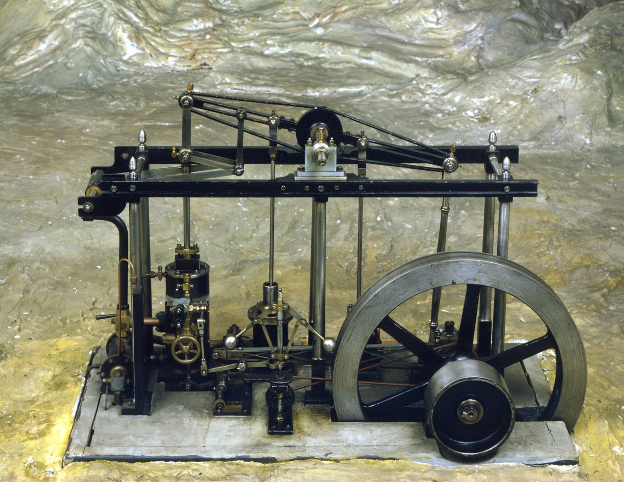 Máquina de vapor de James Watt, Museo de Ciencia y Tecnología, Milán