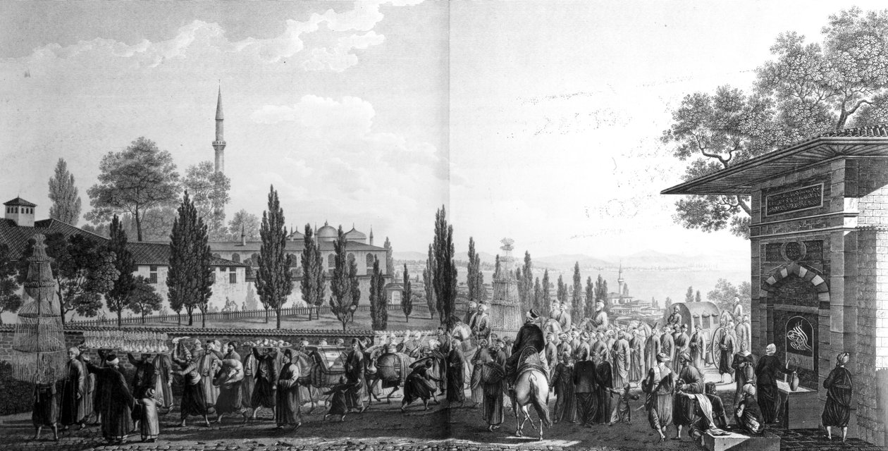 Ceremonia de una boda turca, de 'Voyage Pittoresque de Constantinople ...
