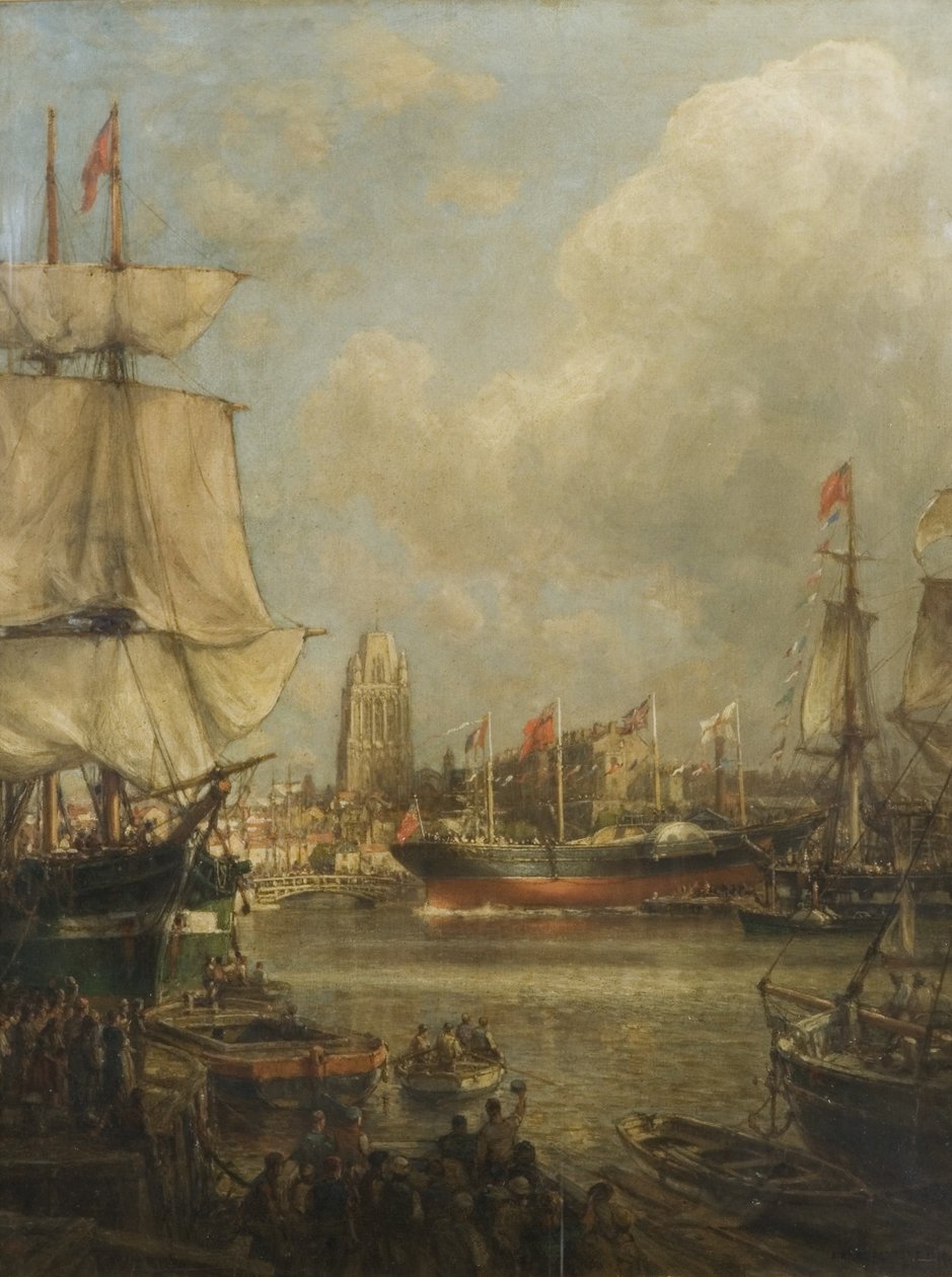 El lanzamiento del Great Western | Arthur Wilde Parsons