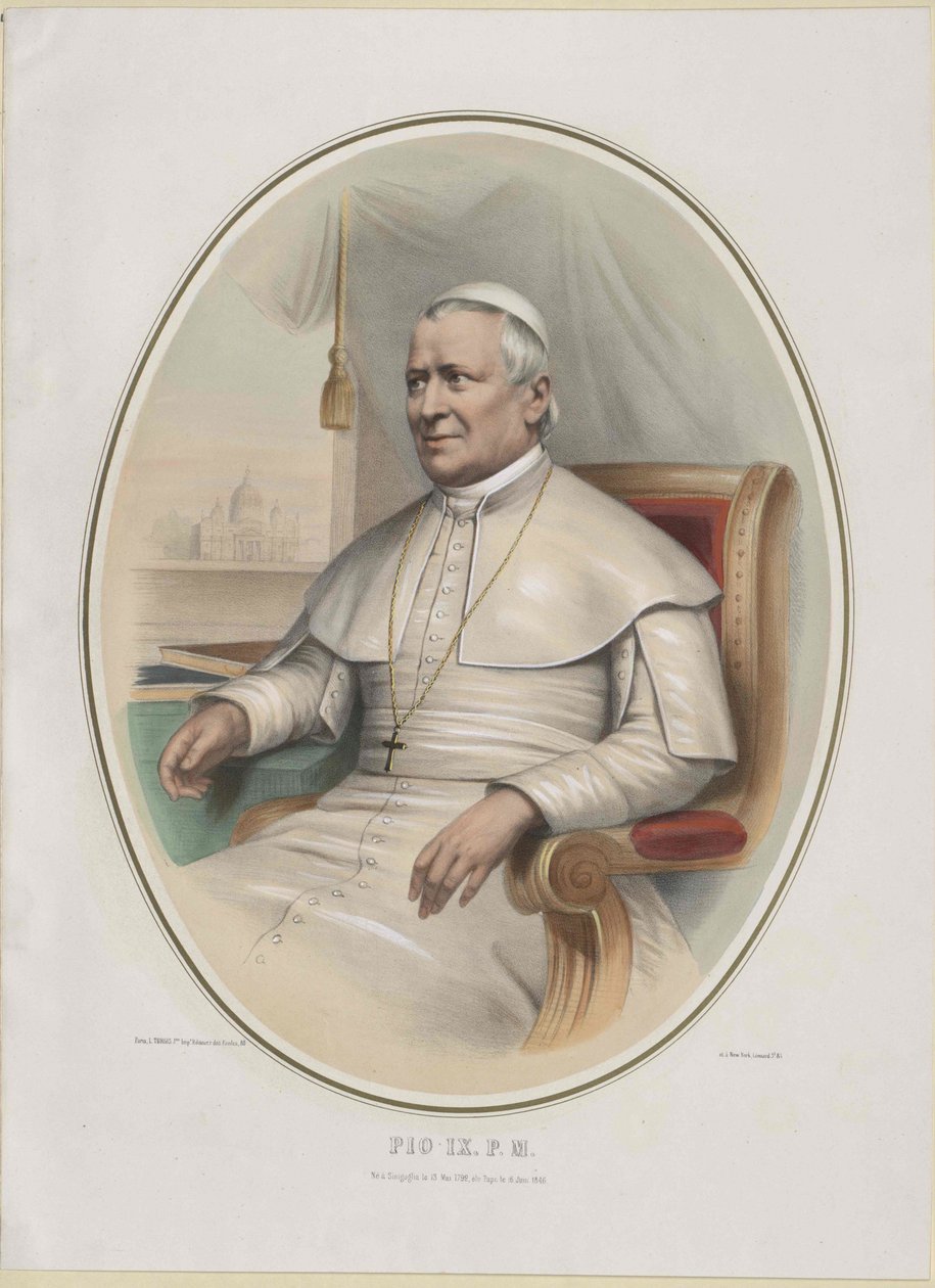 Papa Pío IX | Artist Unknown | Impresión de arte