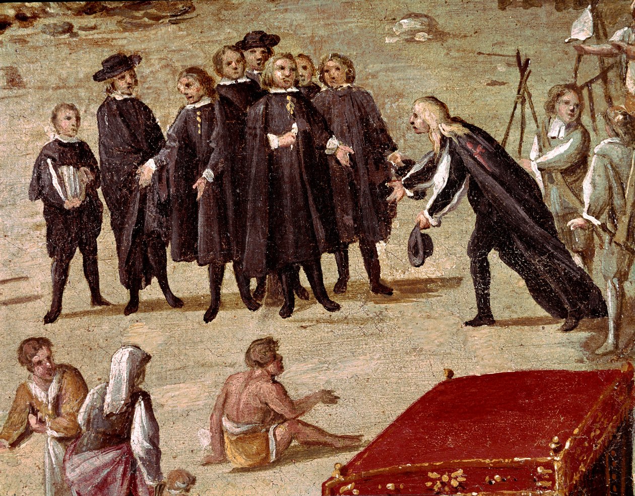 Plaza del tribunal de la Vicaria en Nápoles en la época de la ...