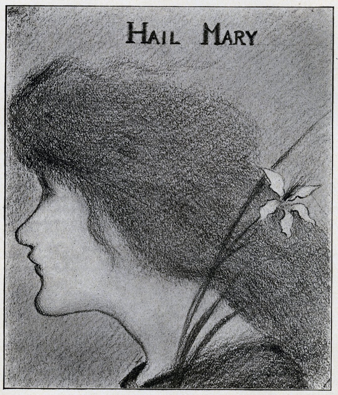 Ave María | Aubrey Beardsley | Impresión de arte