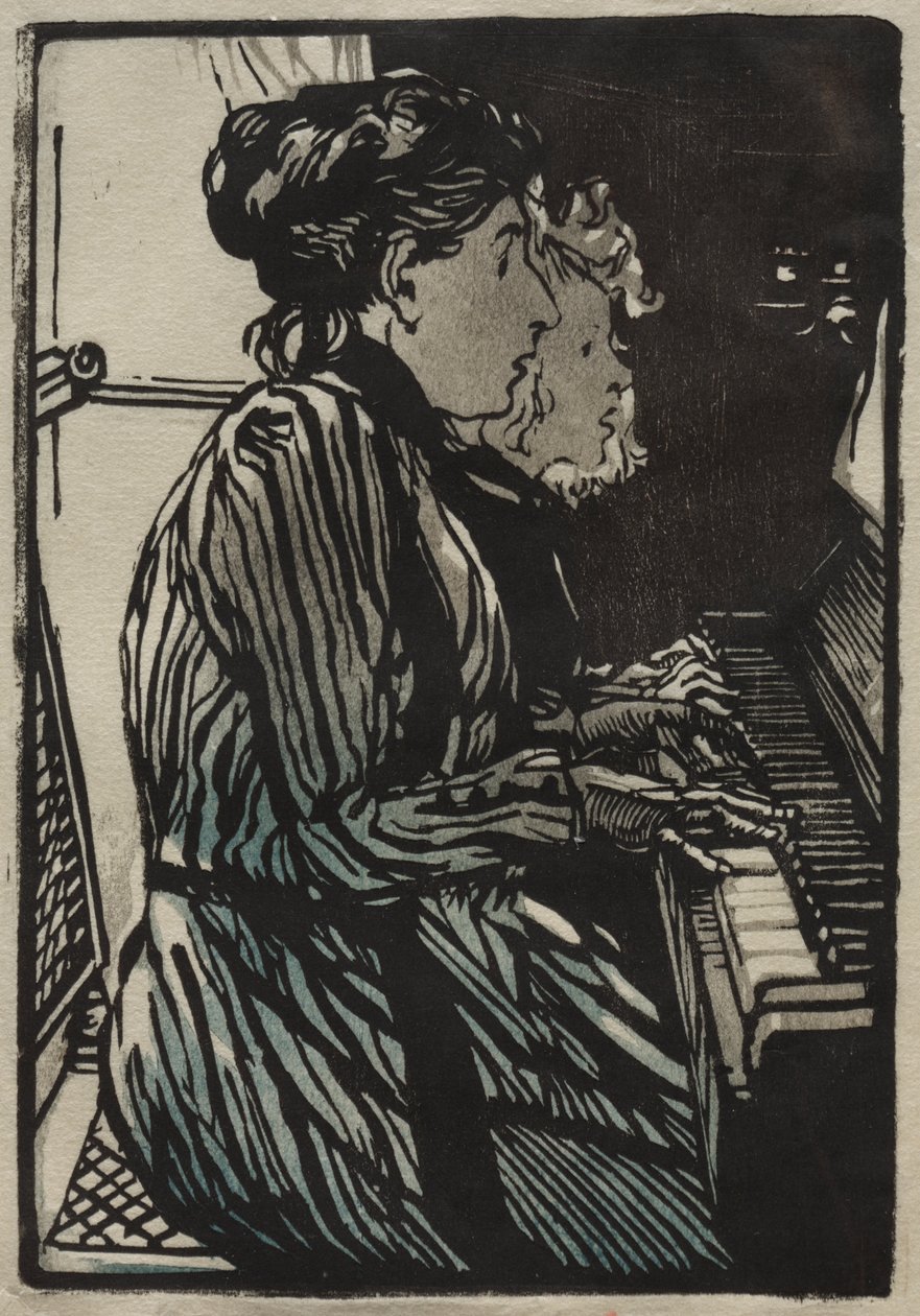 Etude a Quatre Mains | Auguste Louis Lepère