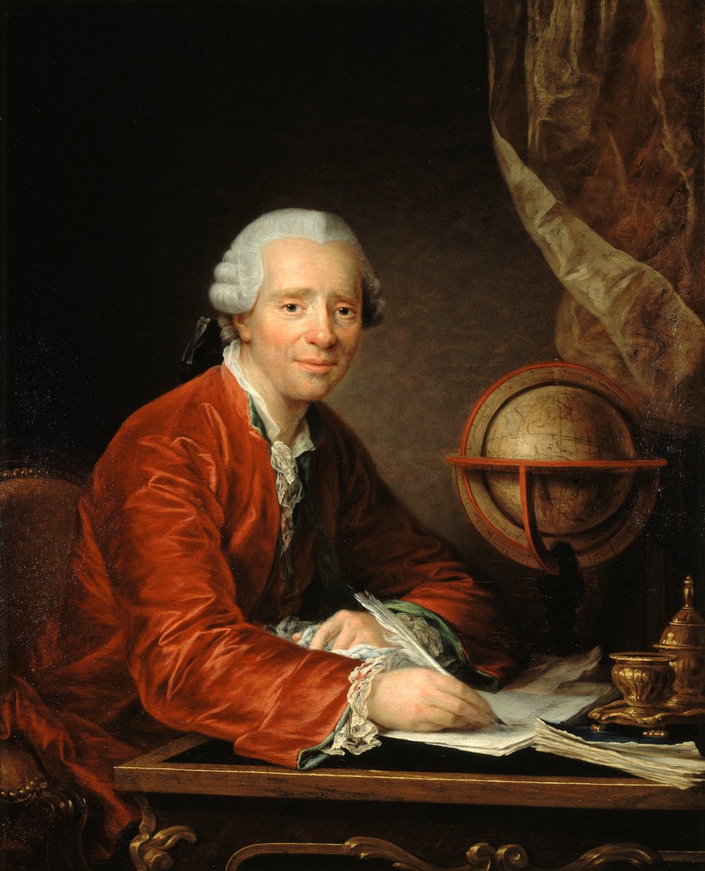 Retrato de Jean le Rond D'Alembert, 1717-1783, 1777