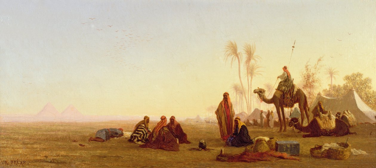 El Oasis | Charles Theodore Frere | Impresión de arte