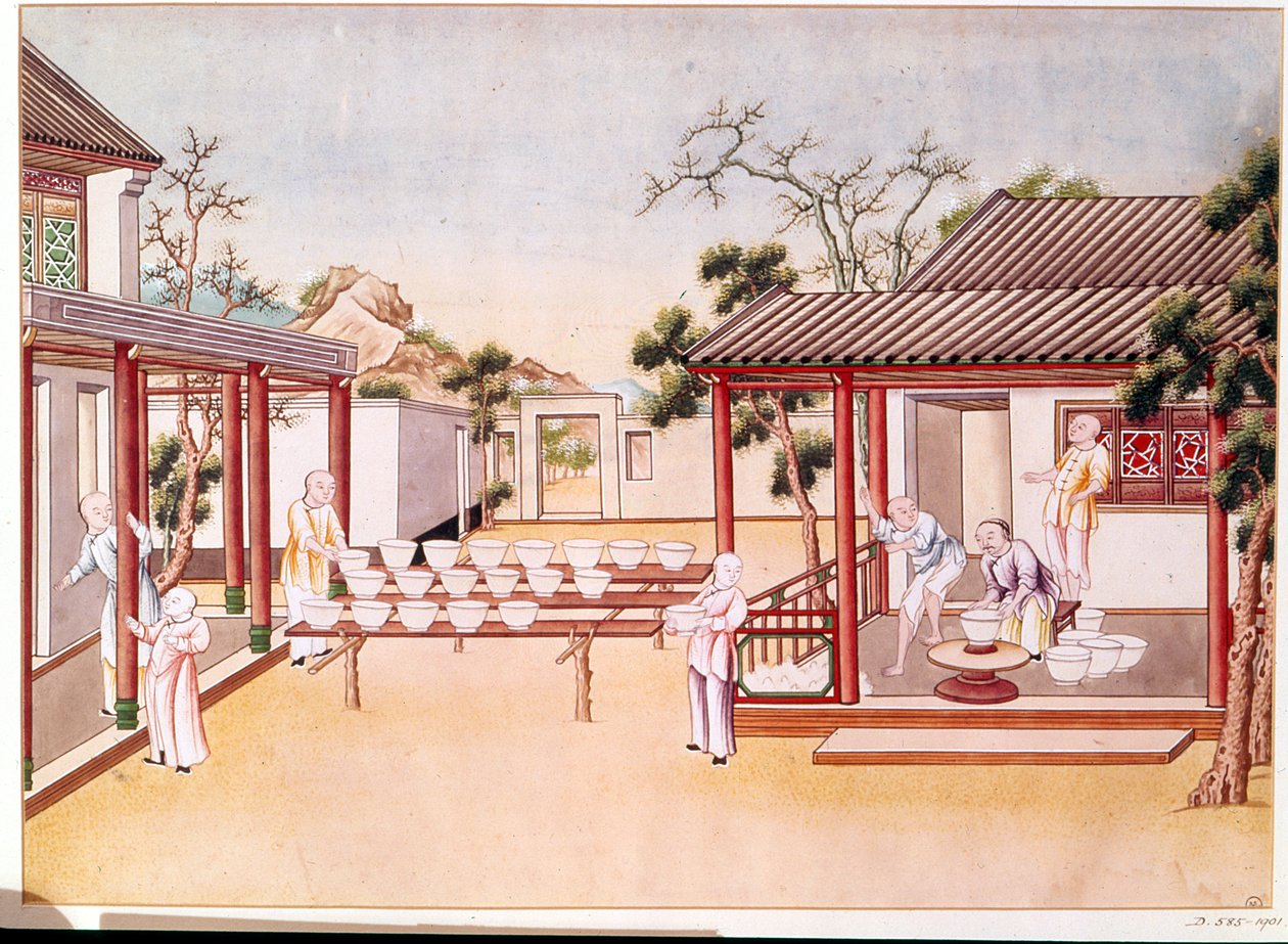 Fabricación de porcelana (wc en papel) | Chinese School