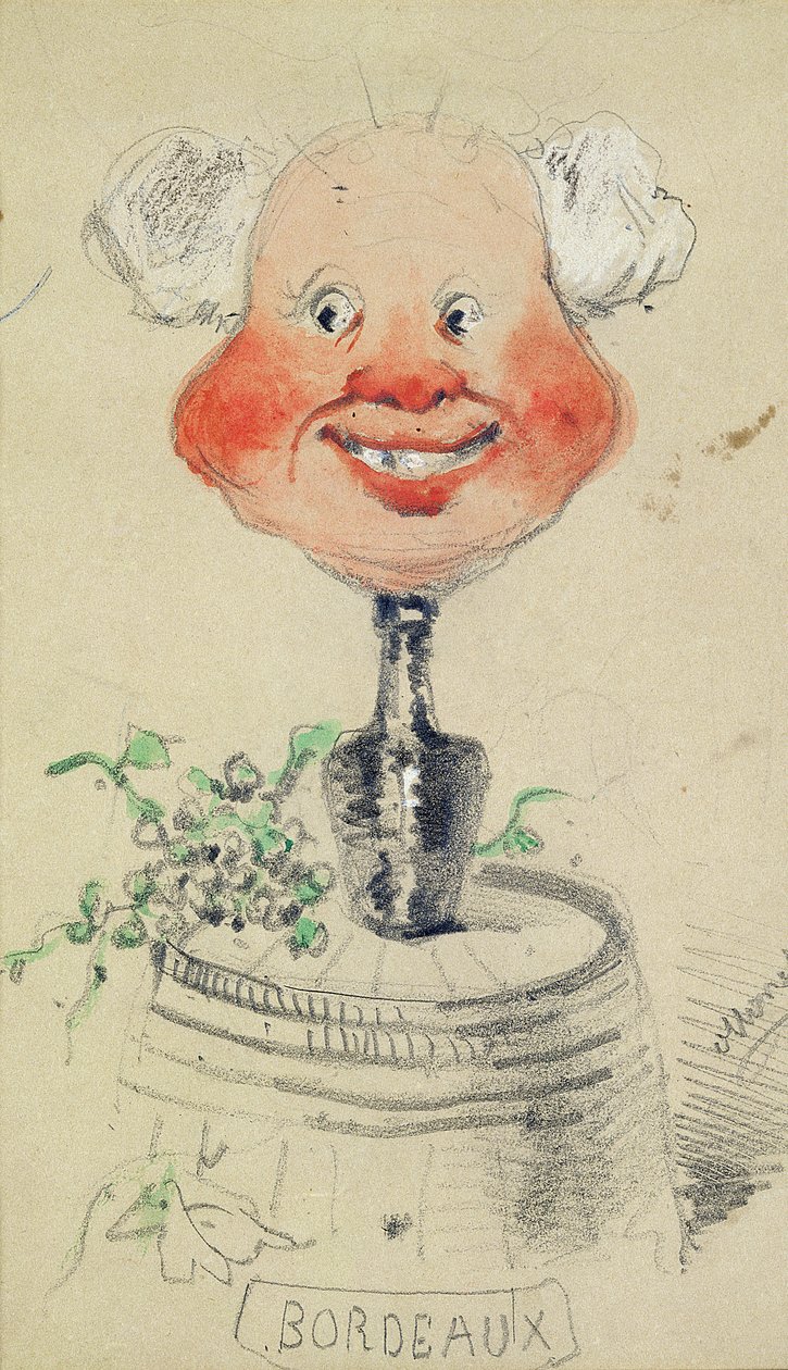 Vino de Burdeos, 1857 | Claude Monet | Impresión de arte