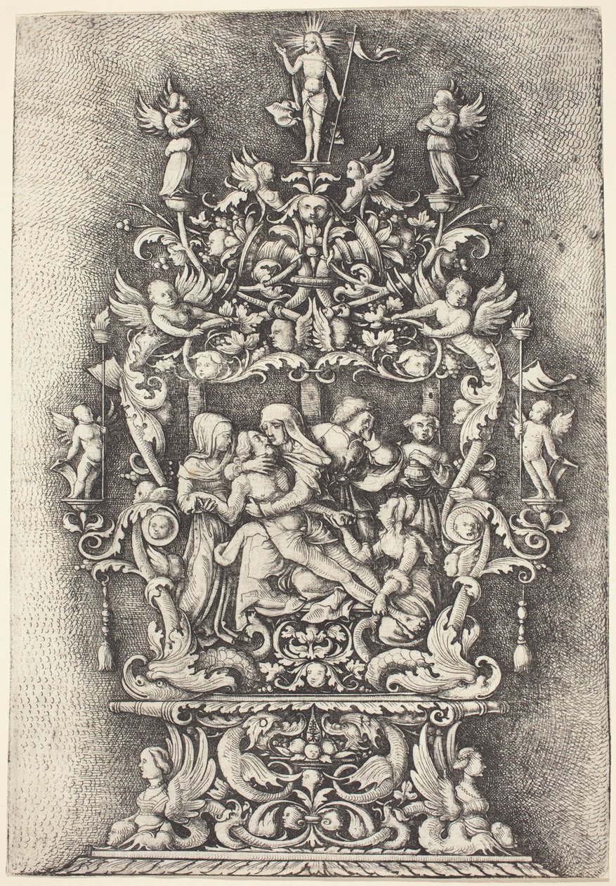 Relicario con Pietà | Daniel Hopfer | Impresión de arte