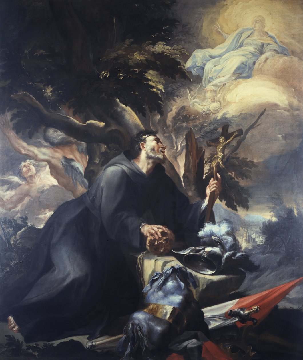 Guillermo de Aquitania en penitencia | Impresión de arte