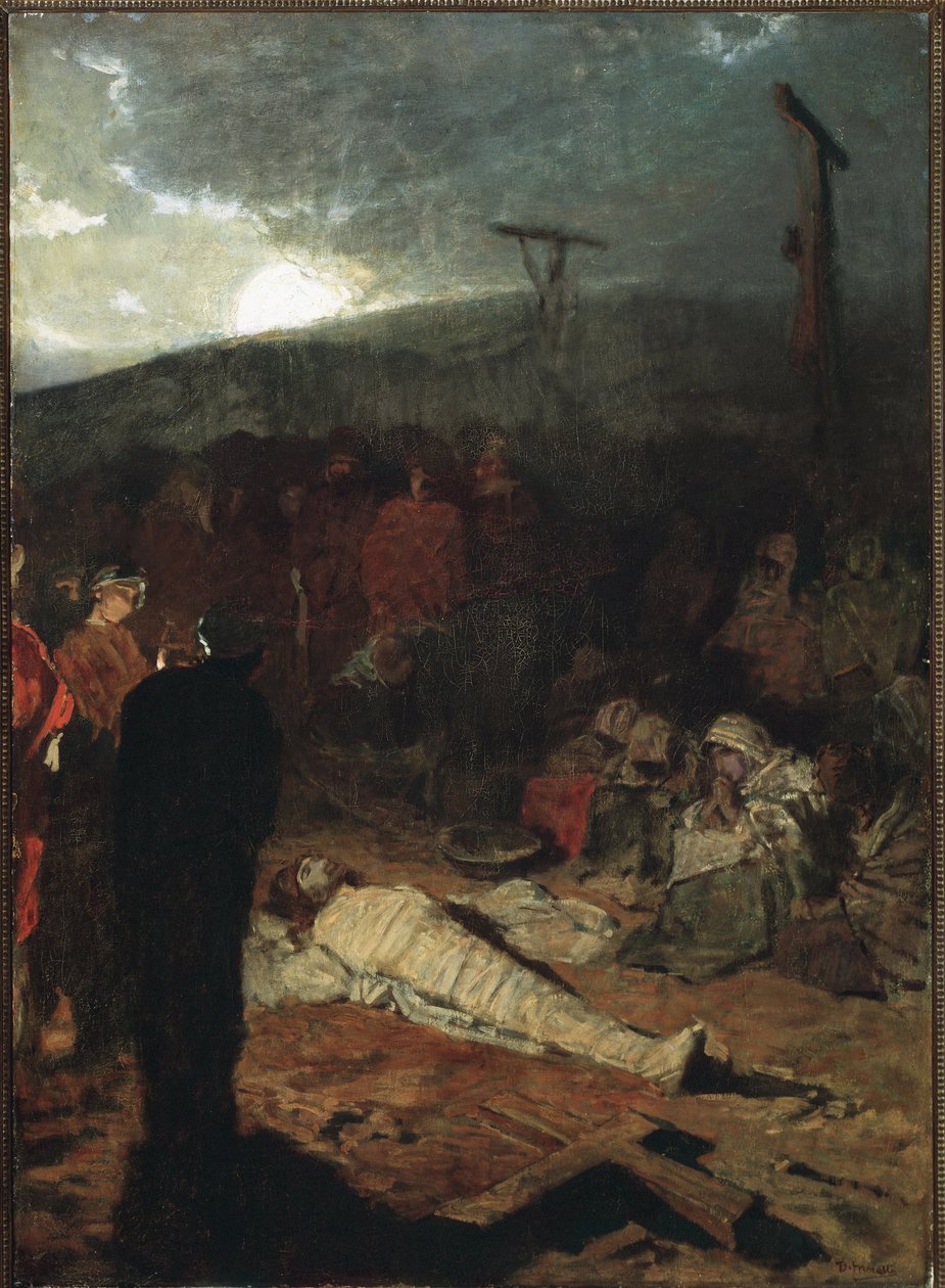 Embalsamamiento del cuerpo de Jesucristo después de la crucifixión ...