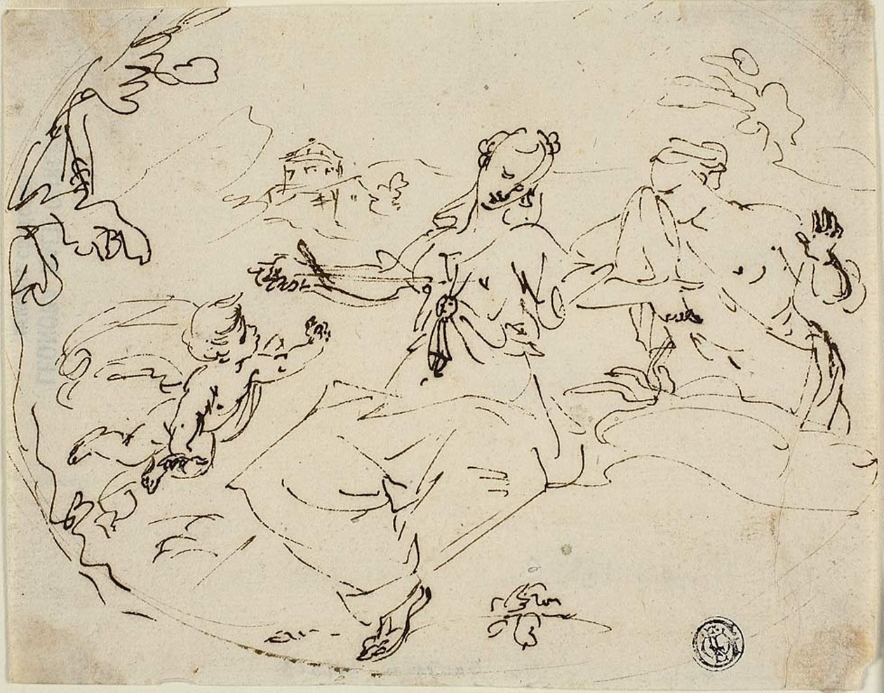 Muerte de Dido | Donato Creti | Impresión de arte