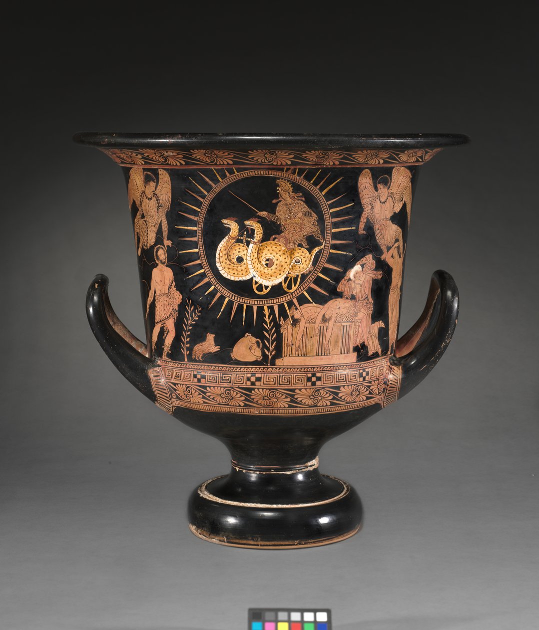 (detalle) de un lekythos de figuras rojas | Douris