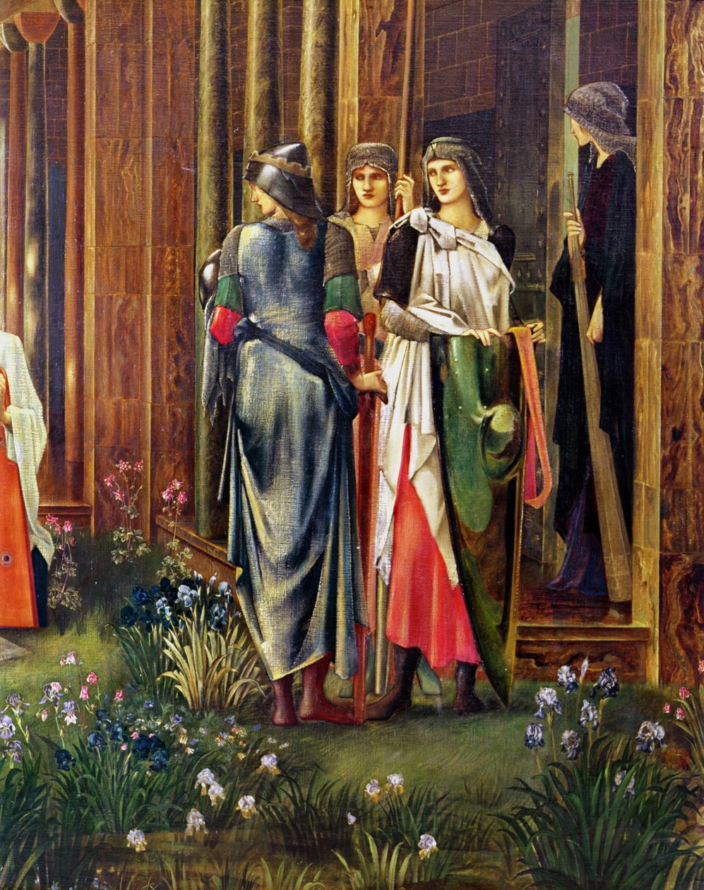 El sueño del rey Arturo en Avalon 1881-98 (detalle)
